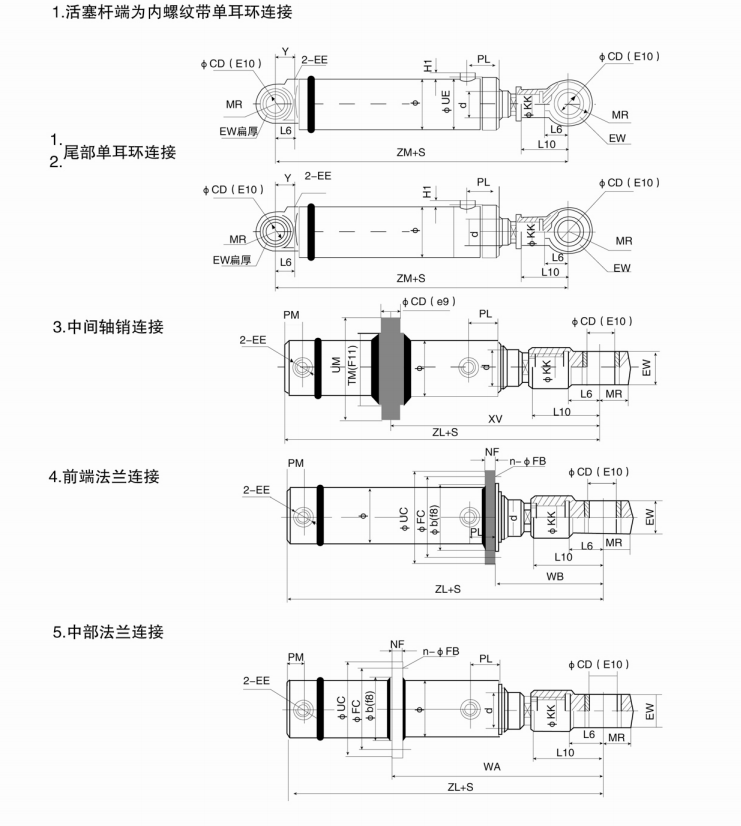 Hsg 01系列工程液压油缸 常州辰佰液压机械有限公司